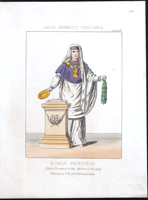 "Lacy's Dramatic Costumes" by T. H. Lacy (1865) hand colored engravings ...