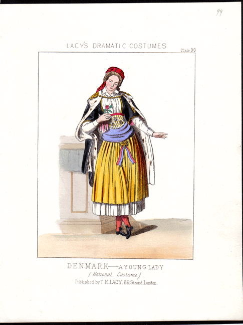 "Lacy's Dramatic Costumes" by T. H. Lacy (1865) hand colored engravings ...