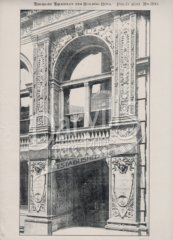 Antique prints from American Architect and Building News (1897)