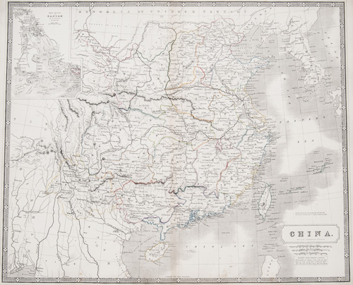 Antique Maps of Asia, Asia Minor, Tartary, China, Japan, East India ...