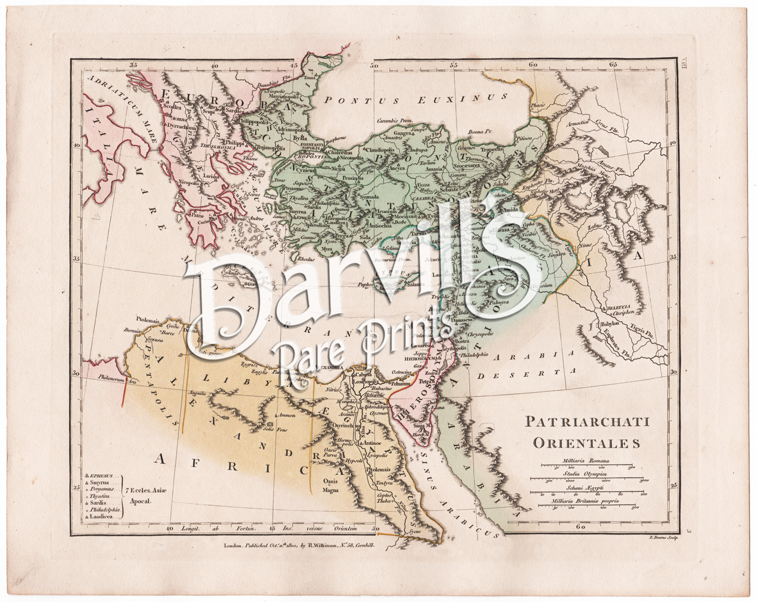 Antique Maps of Historical Periods and Empires, Biblical Lands, etc.