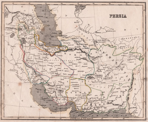 Antique Maps of Persia, Arabia, the Persian Empire
