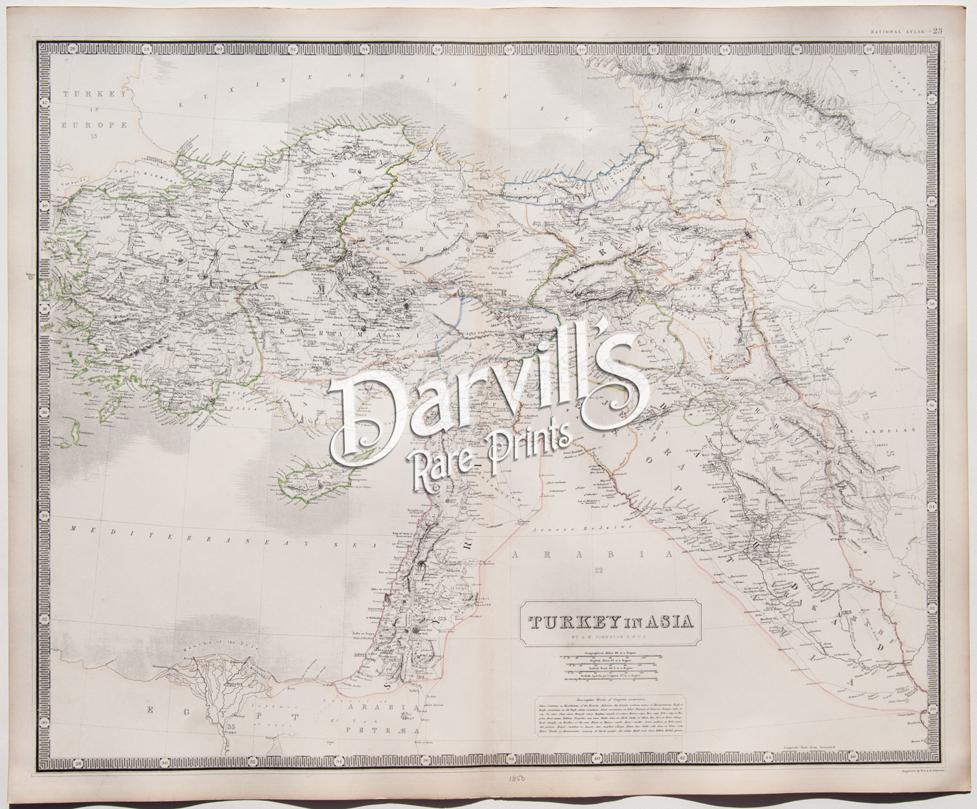 Antique Maps of Turkey and region