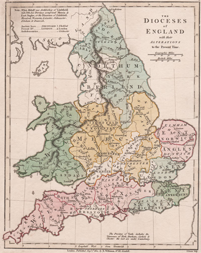 Antique Maps of England and Wales
