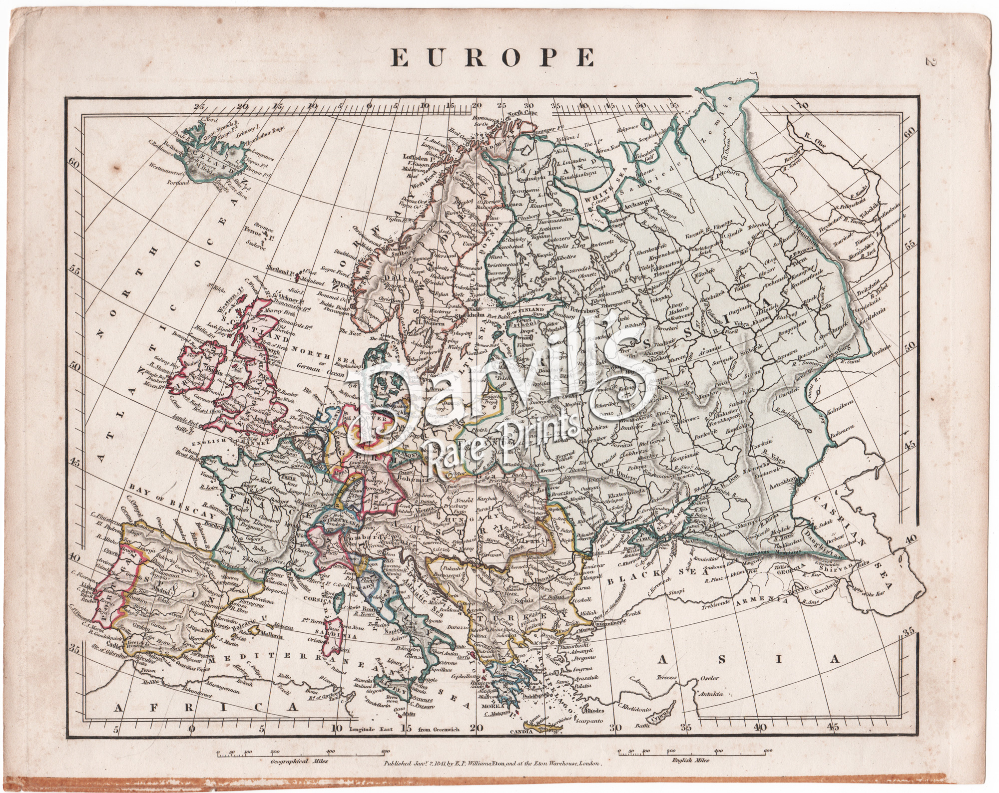 Antique Maps of Europe
