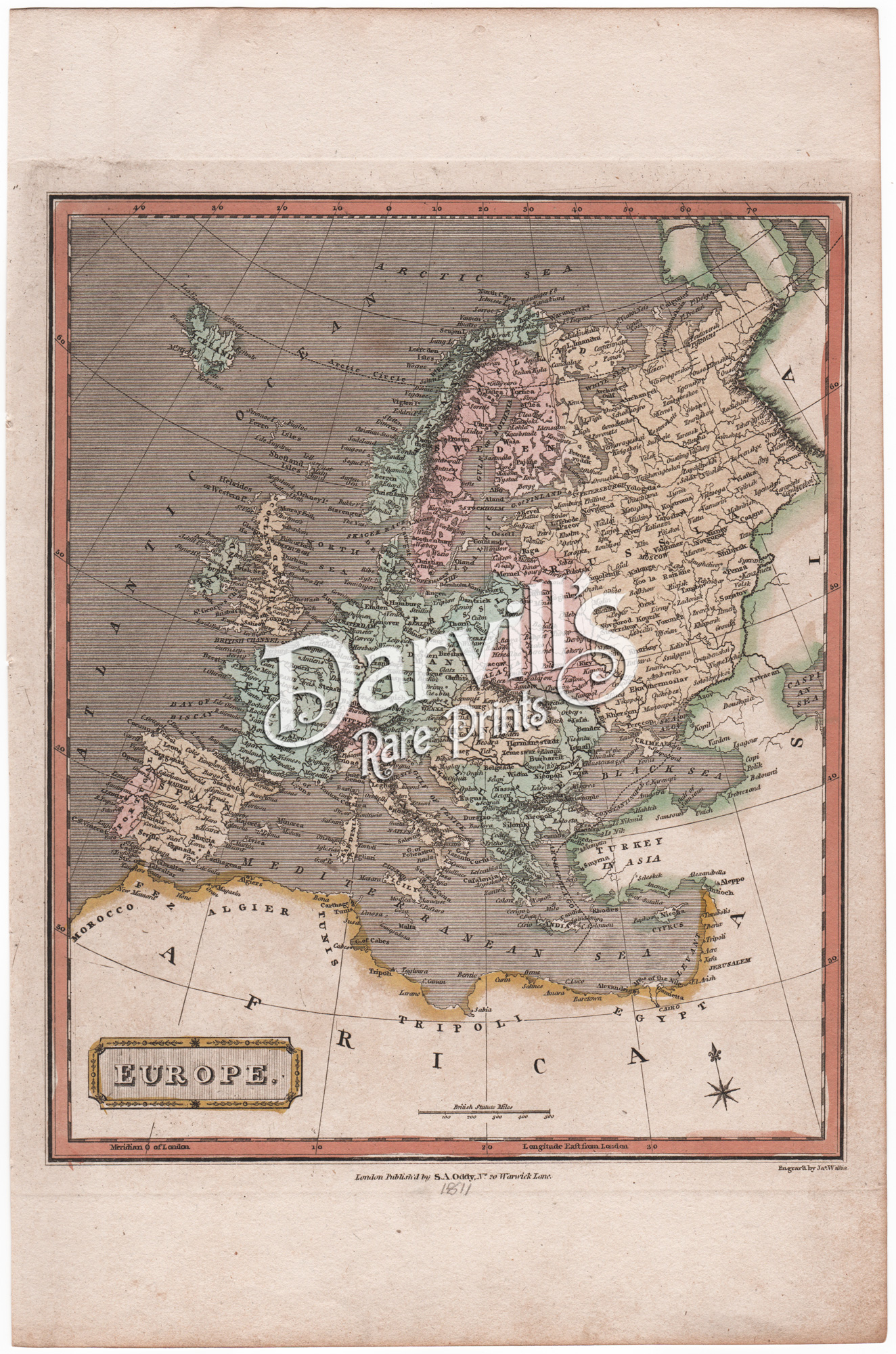 Antique Maps of Europe