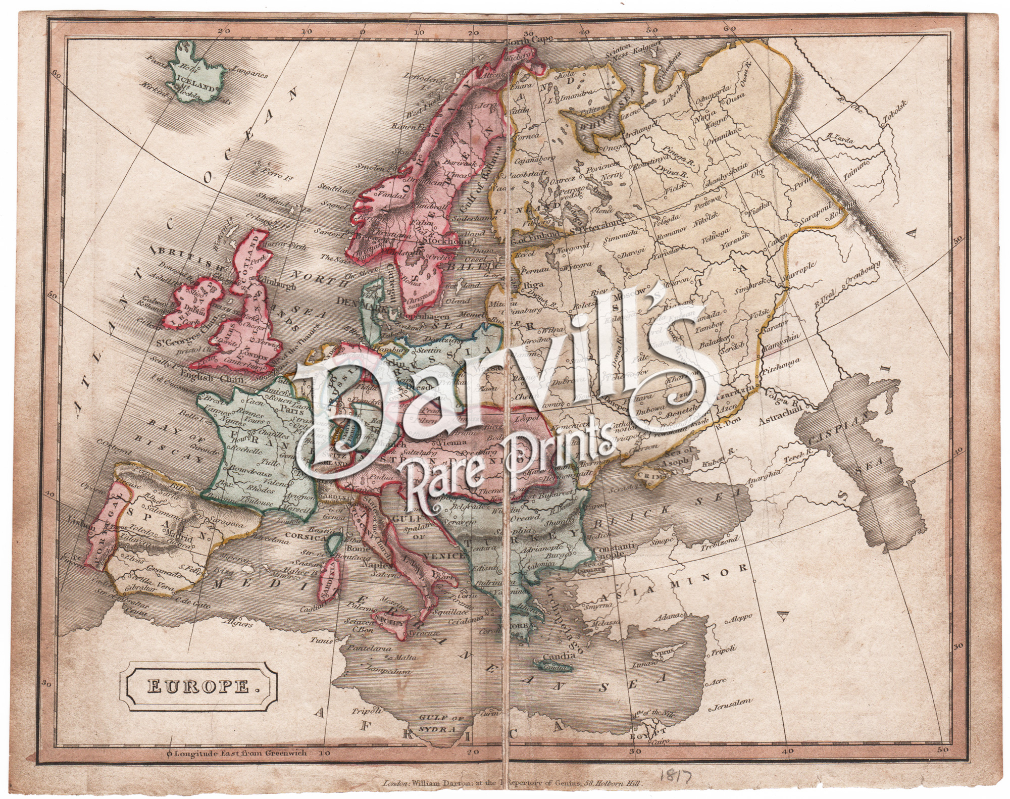 Antique Maps of Europe