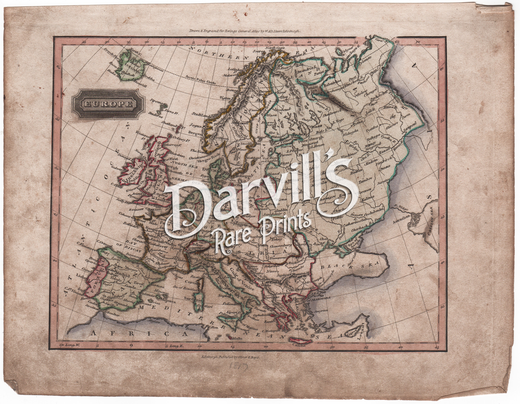 Antique Maps of Europe