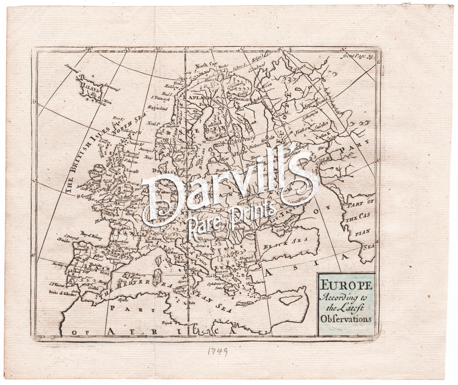 Antique Maps of Europe