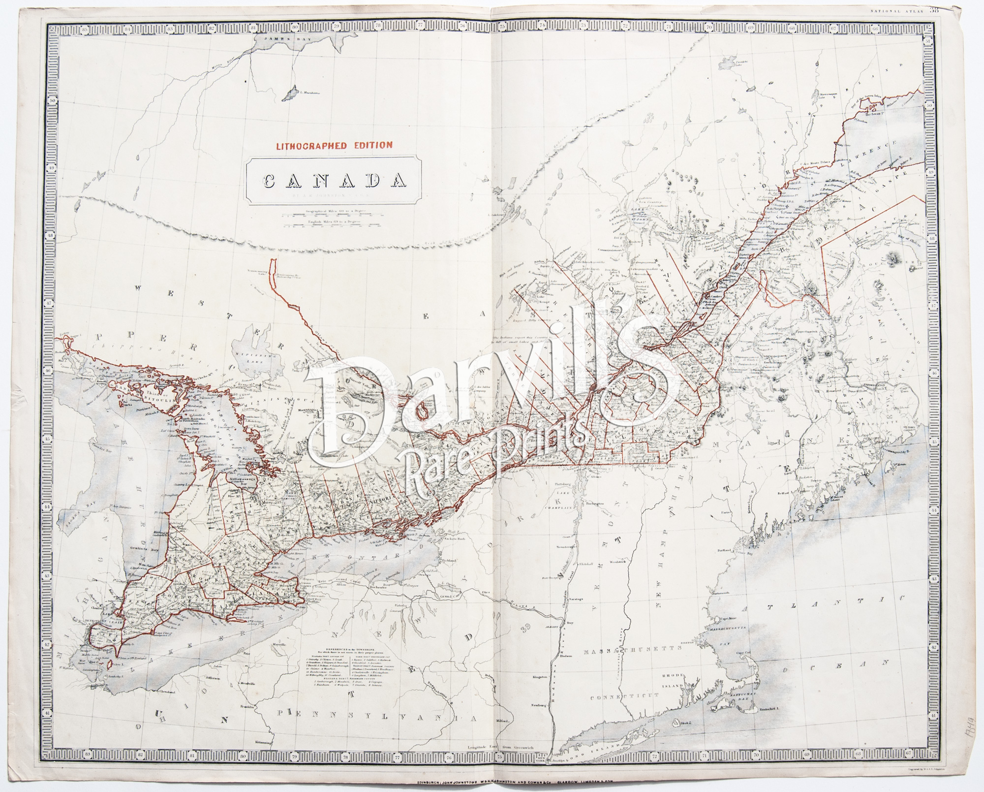 Antique maps of North America and the West Indies