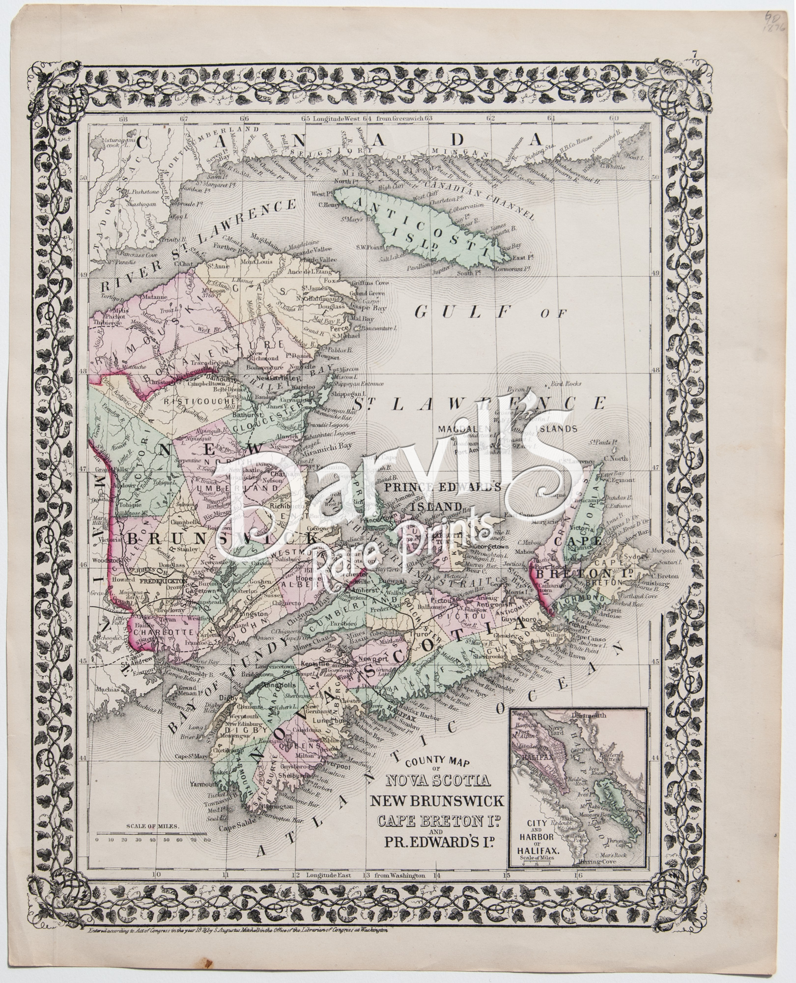 Antique maps of North America and the West Indies