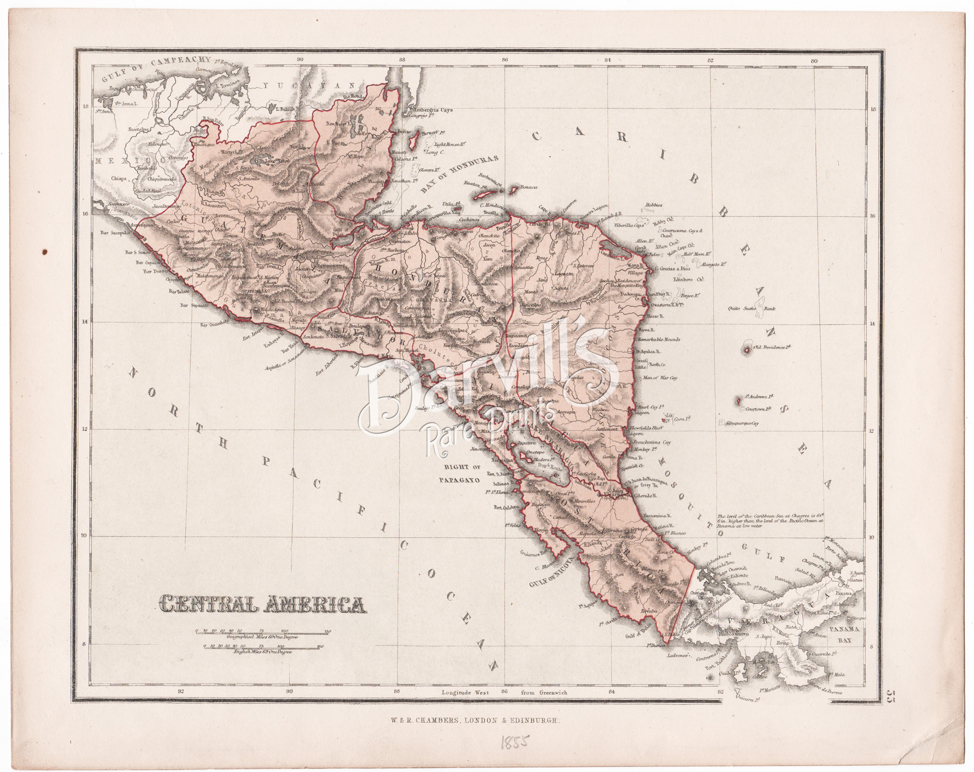 Antique maps of Mexico, the Caribbean (West Indies) and Central America