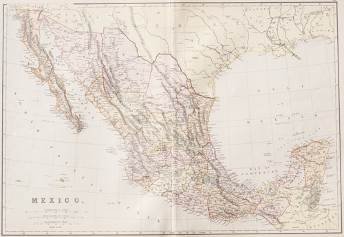 Antique maps of Mexico, the Caribbean (West Indies) and Central America