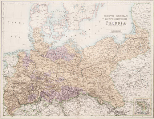 Antique Maps of Prussia Prussian Empire