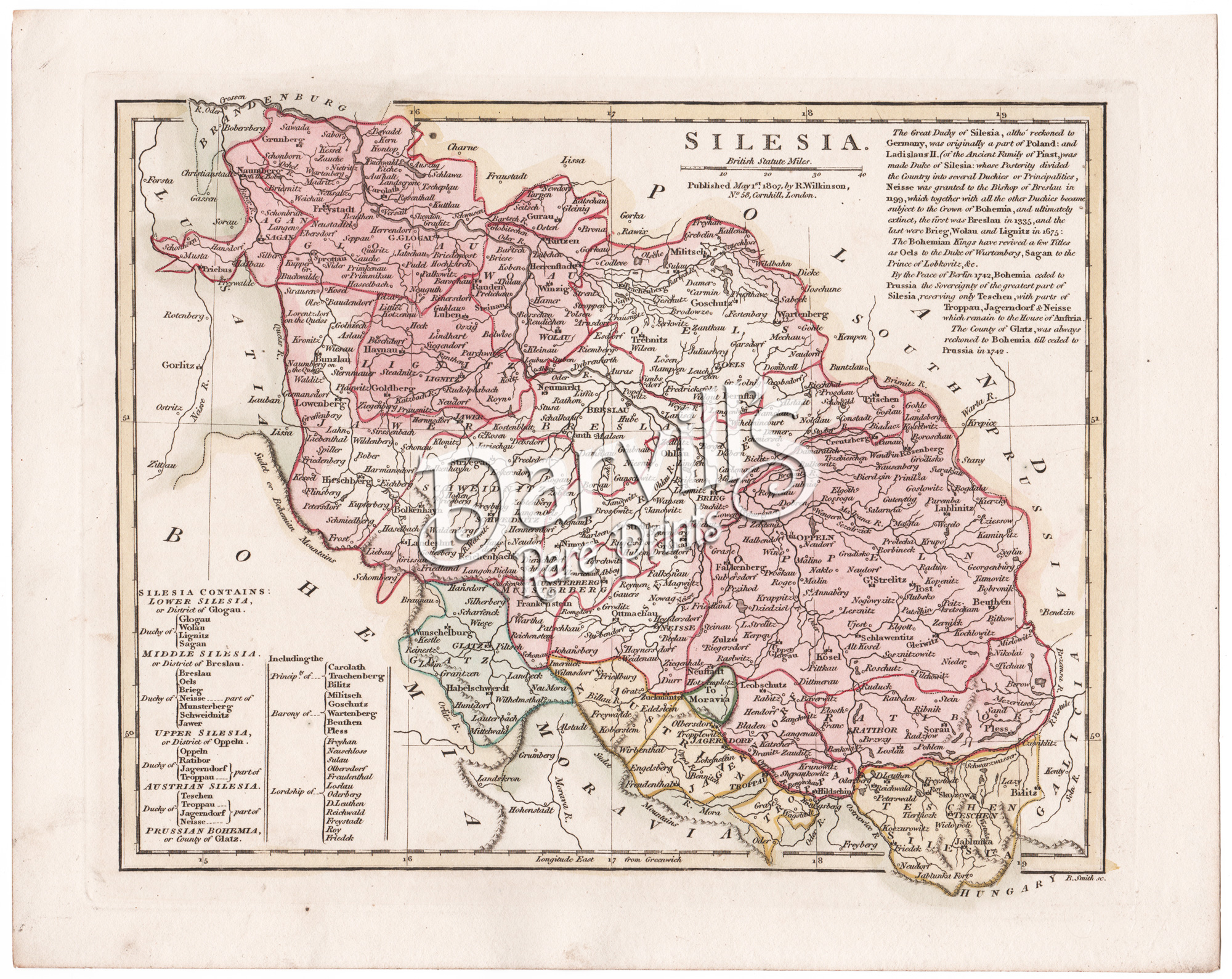 Antique Maps of Prussia Prussian Empire