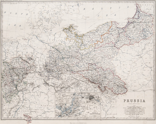 Antique Maps of Prussia Prussian Empire