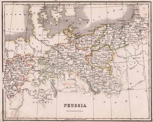 Antique Maps of Prussia Prussian Empire