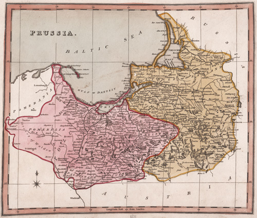 Antique Maps of Prussia Prussian Empire