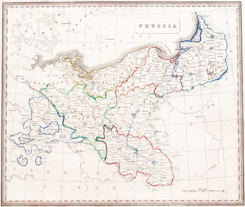 Antique Maps of Prussia Prussian Empire
