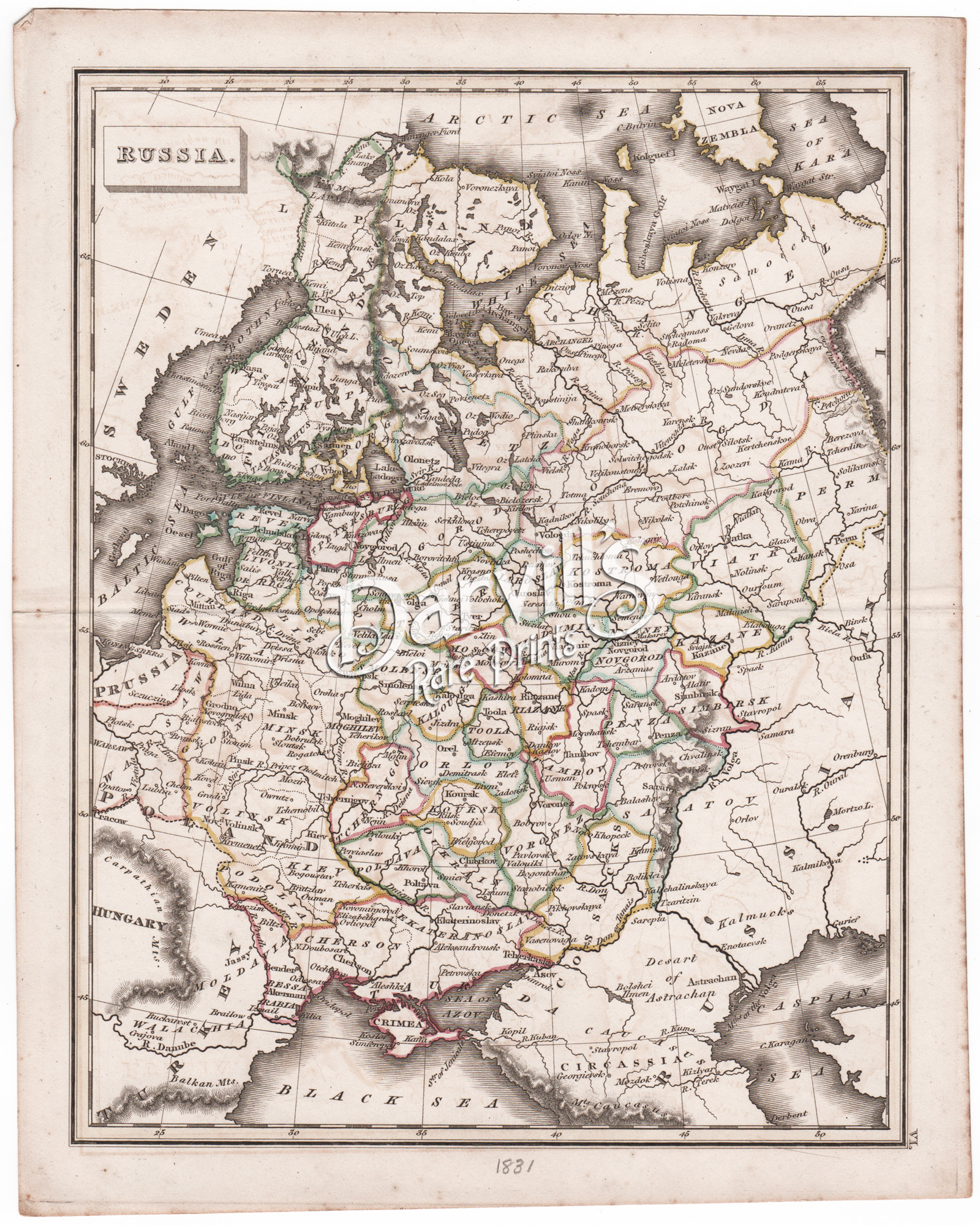 Antique Maps of Prussia Prussian Empire