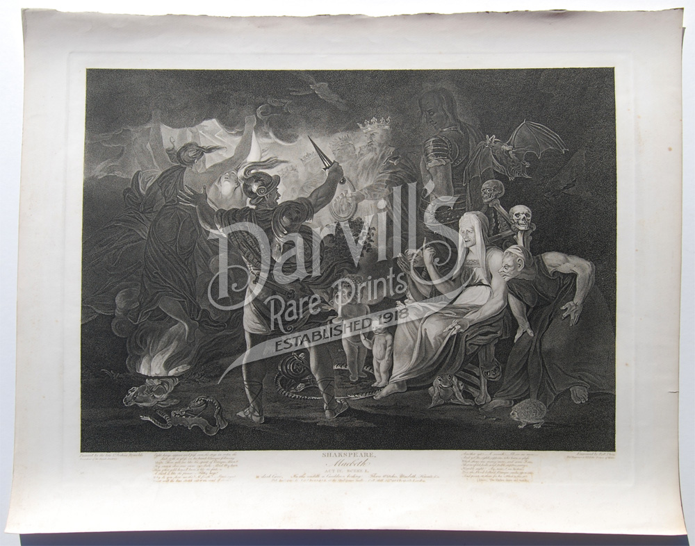 Boydell Shakespeare engravings. Original prints from American Edition ...
