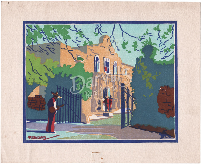 Vintage calendar or poster prints of Landscape Scenery, village scenes ...