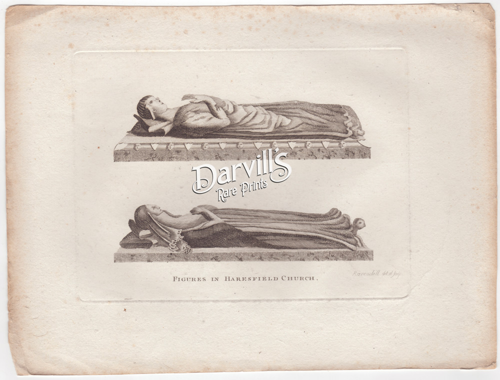 original antique prints of effigies, coins, tokens, etc. from ...