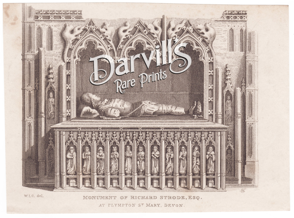 original antique prints of effigies, coins, tokens, etc. from ...