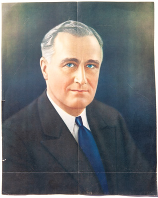 Original vintage portraits of FDR Franklin Delano Roosevelt