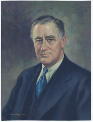 Original vintage portraits of FDR Franklin Delano Roosevelt