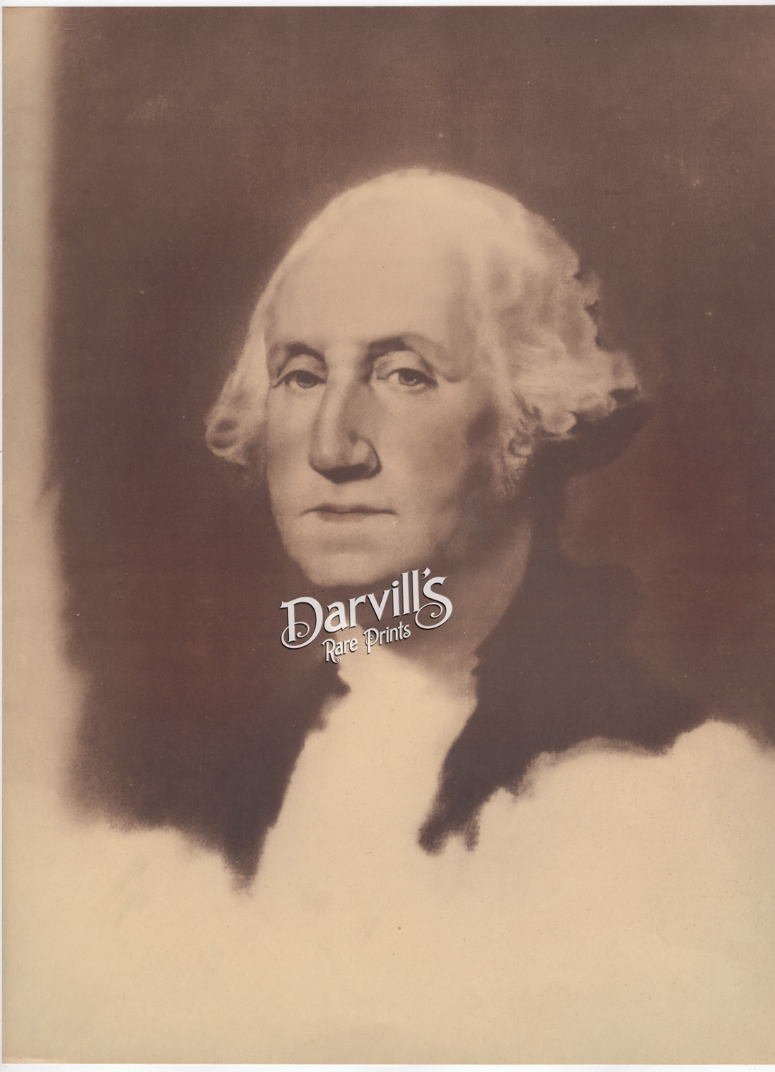 Original antique and vintage portraits of George Washington and Martha ...