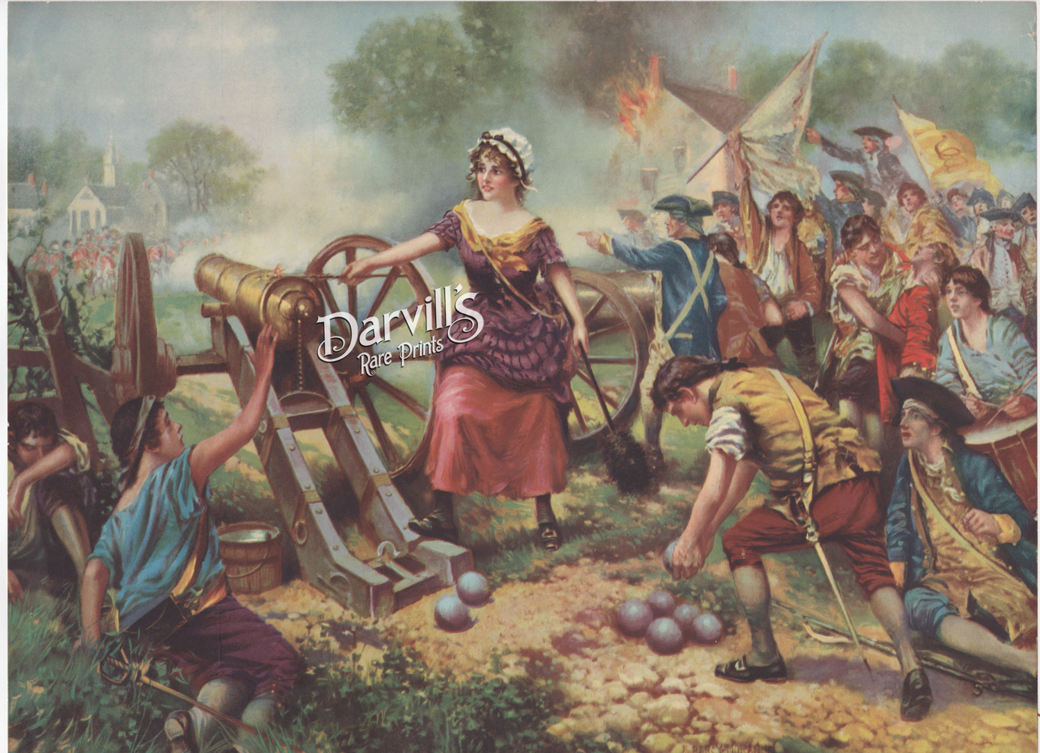 Vintage Calendar Prints / Poster art of History, Patriotism, etc. (1910 ...