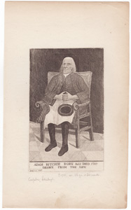 John Kay Scottish military and legal portraits original antique ...