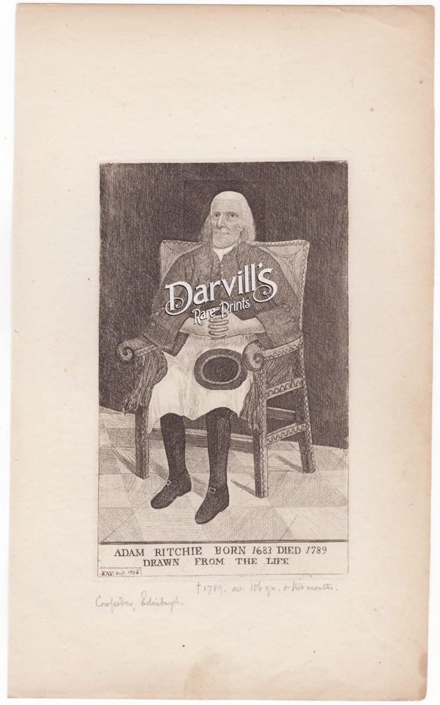 John Kay Scottish military and legal portraits original antique ...