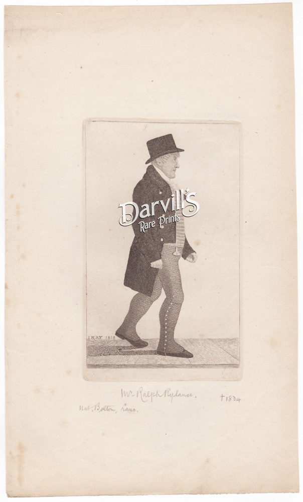 John Kay Scottish military and legal portraits original antique ...