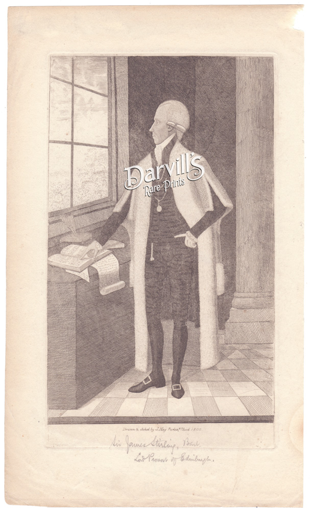 John Kay Scottish military and legal portraits original antique ...