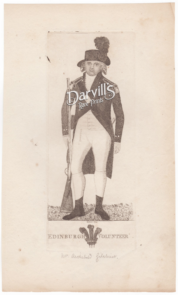 John Kay Scottish military and legal portraits original antique ...