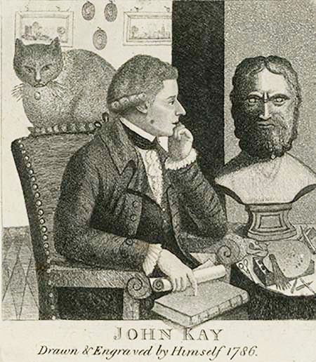 John Kay Scottish military and legal portraits original antique ...