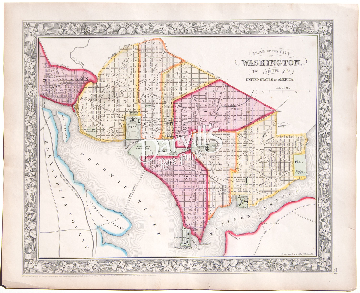 U.S. State and City maps from circa 1890