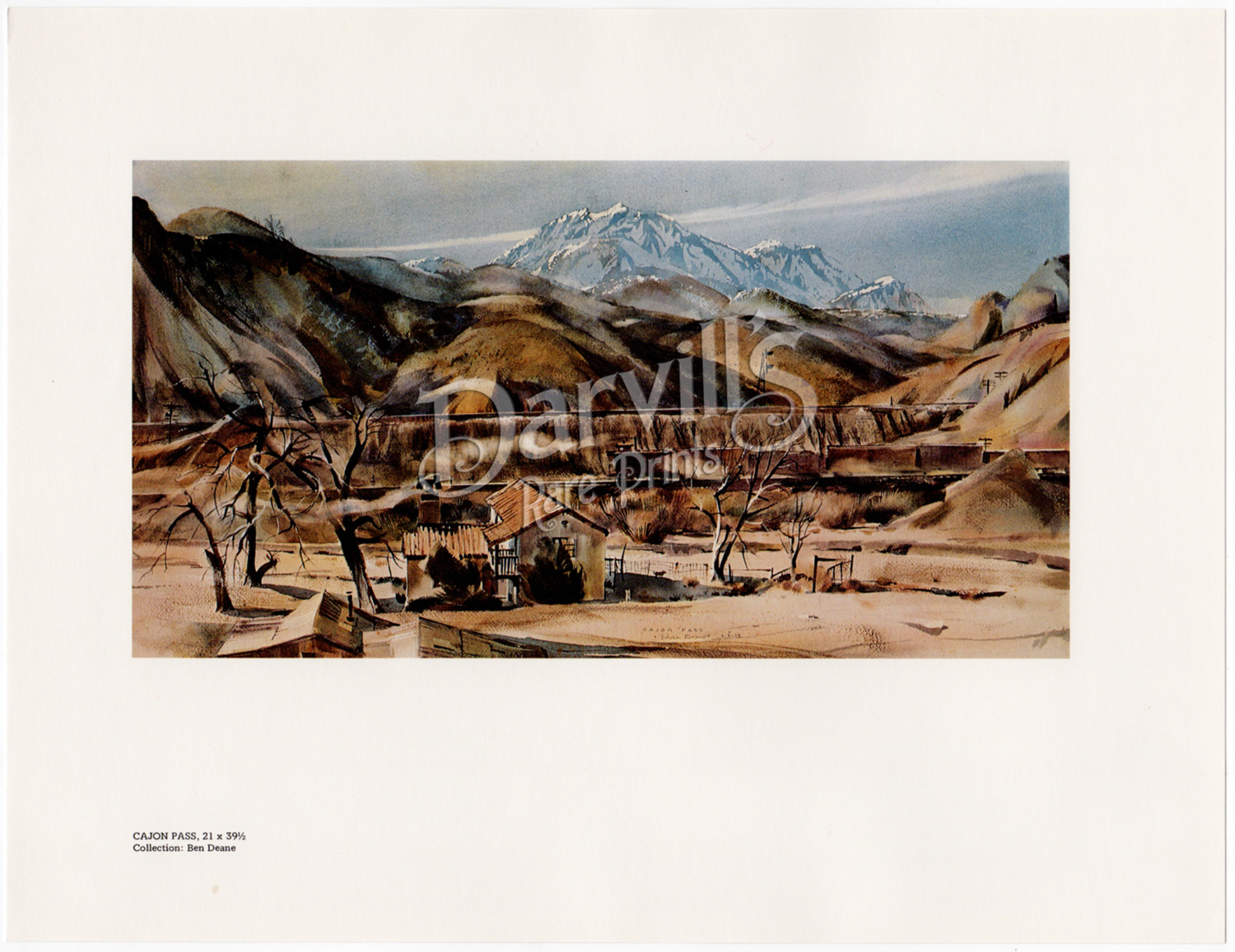 original Rex Brandt West Coast Portfolio prints (1977)