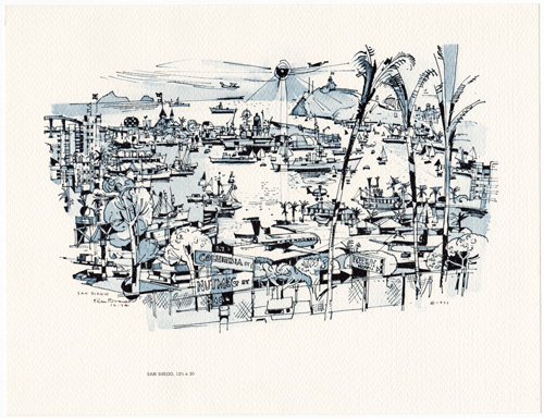 original Rex Brandt West Coast Portfolio prints (1977)