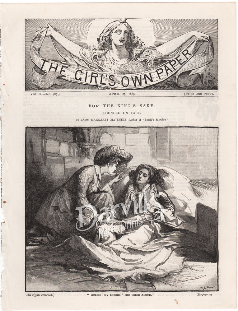 Original engravings from "The Girl's Own Paper" a Victorian magazine ...