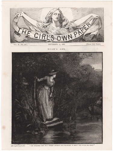 Original engravings from "The Girl's Own Paper" a Victorian magazine ...