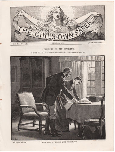 Original engravings from "The Girl's Own Paper" a Victorian magazine ...
