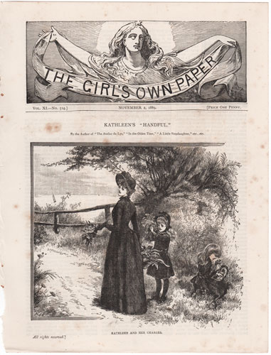 Original engravings from "The Girl's Own Paper" a Victorian magazine ...