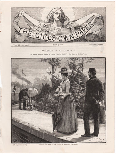 Original engravings from "The Girl's Own Paper" a Victorian magazine ...