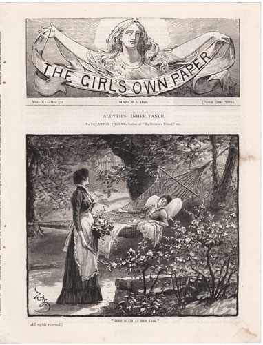 Original engravings from "The Girl's Own Paper" a Victorian magazine ...