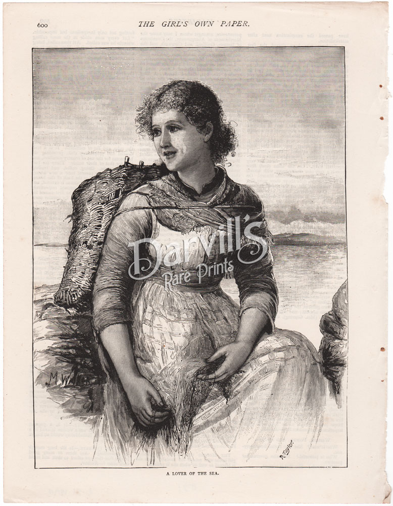Original engravings from "The Girl's Own Paper" a Victorian magazine ...