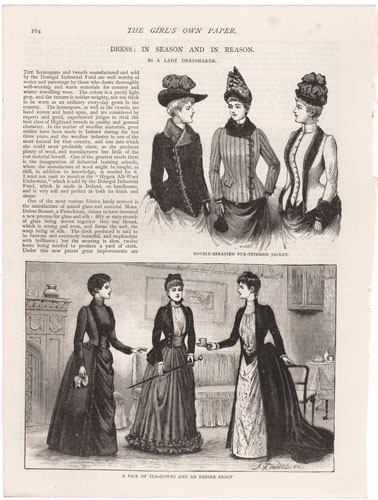 Original engravings from "The Girl's Own Paper" a Victorian magazine ...