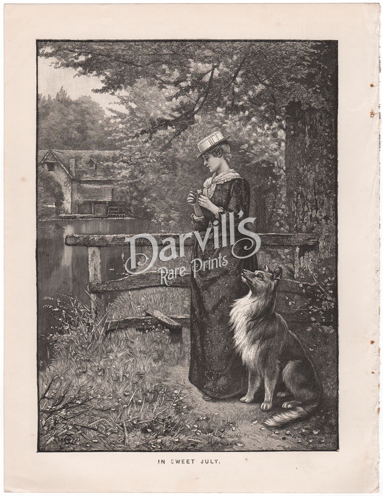 Original engravings from "The Girl's Own Paper" a Victorian magazine ...